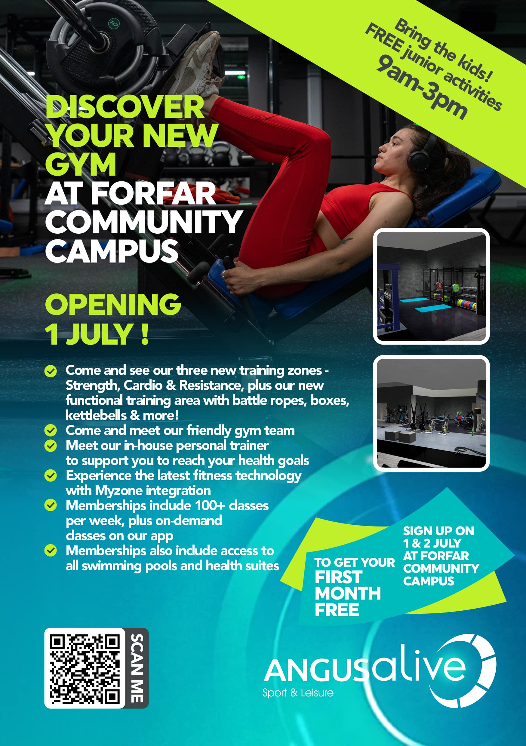 New Gym at Forfar Community Campus • ANGUSalive