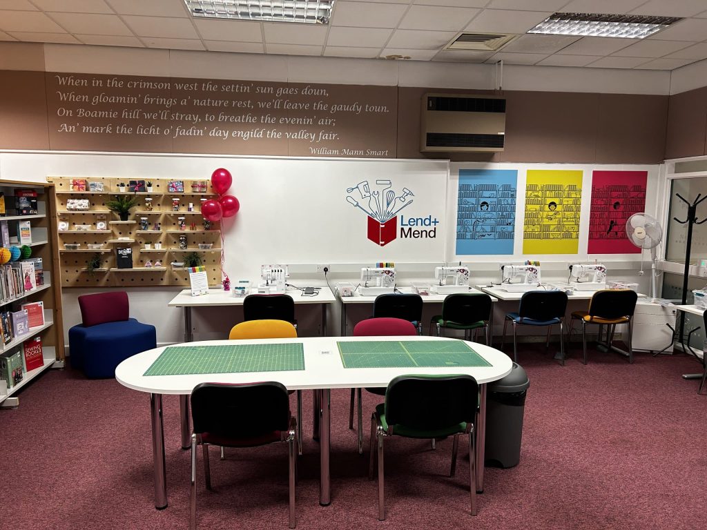 Pioneering ‘Lend and Mend Hub’ launches in Forfar Library • ANGUSalive