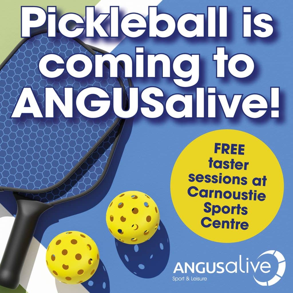 Pickleball Free Taster Sessions • ANGUSalive