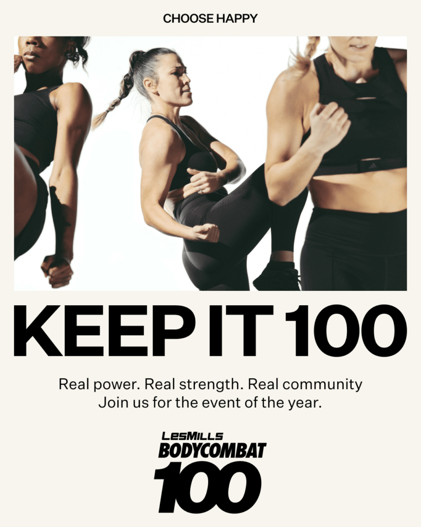 LES MILLS BODYCOMBAT 100 LAUNCH • ANGUSalive