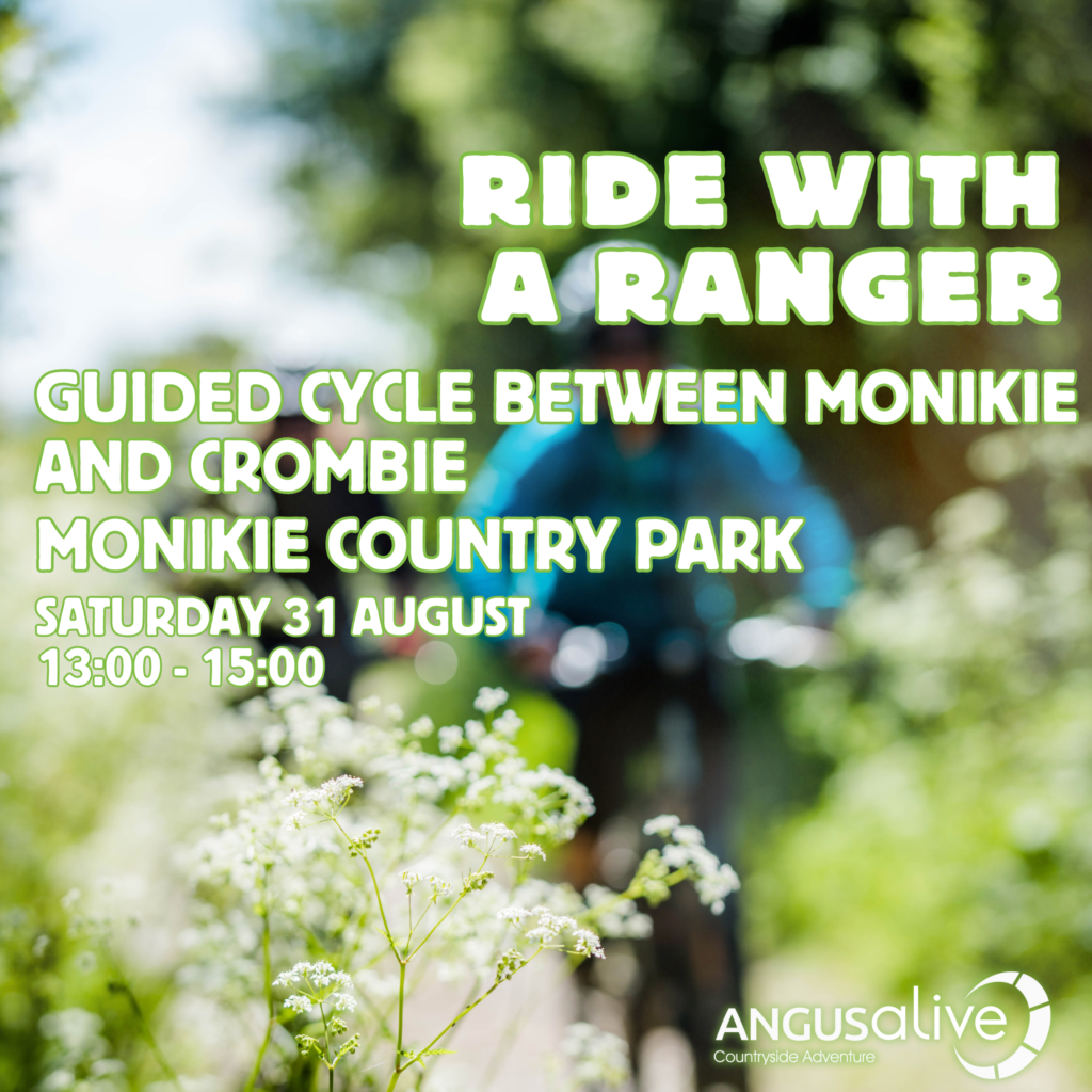 Ride with a Ranger - Guided cycle between Monikie and Crombie • ANGUSalive