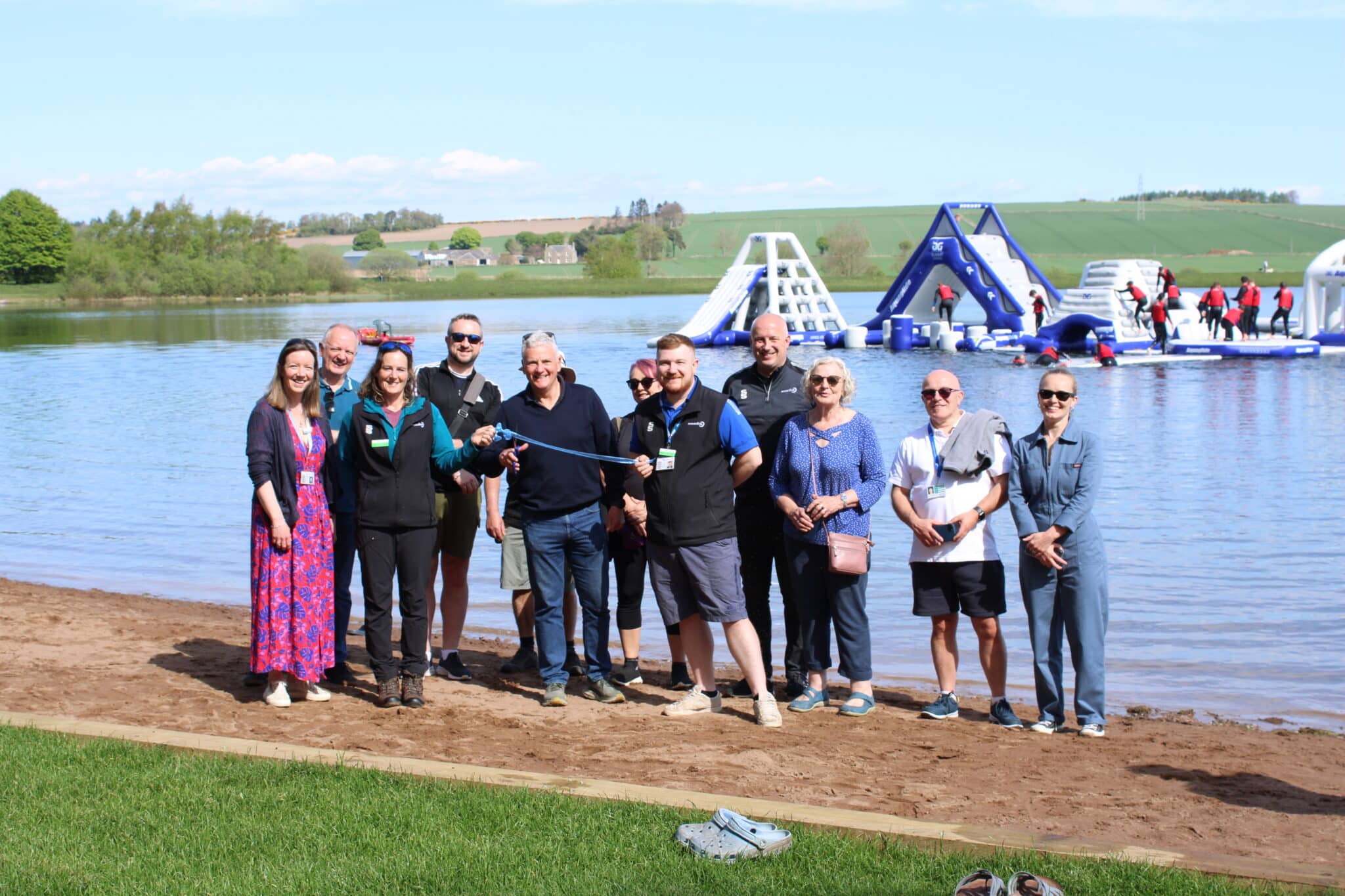 Angus Aqua Splash Officially Opens at Monikie Country Park • ANGUSalive